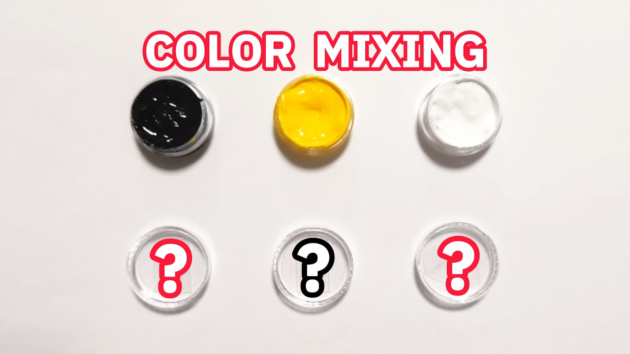 How to Make Muted Colors | Satisfying Color Mixing Video | Visual and ...