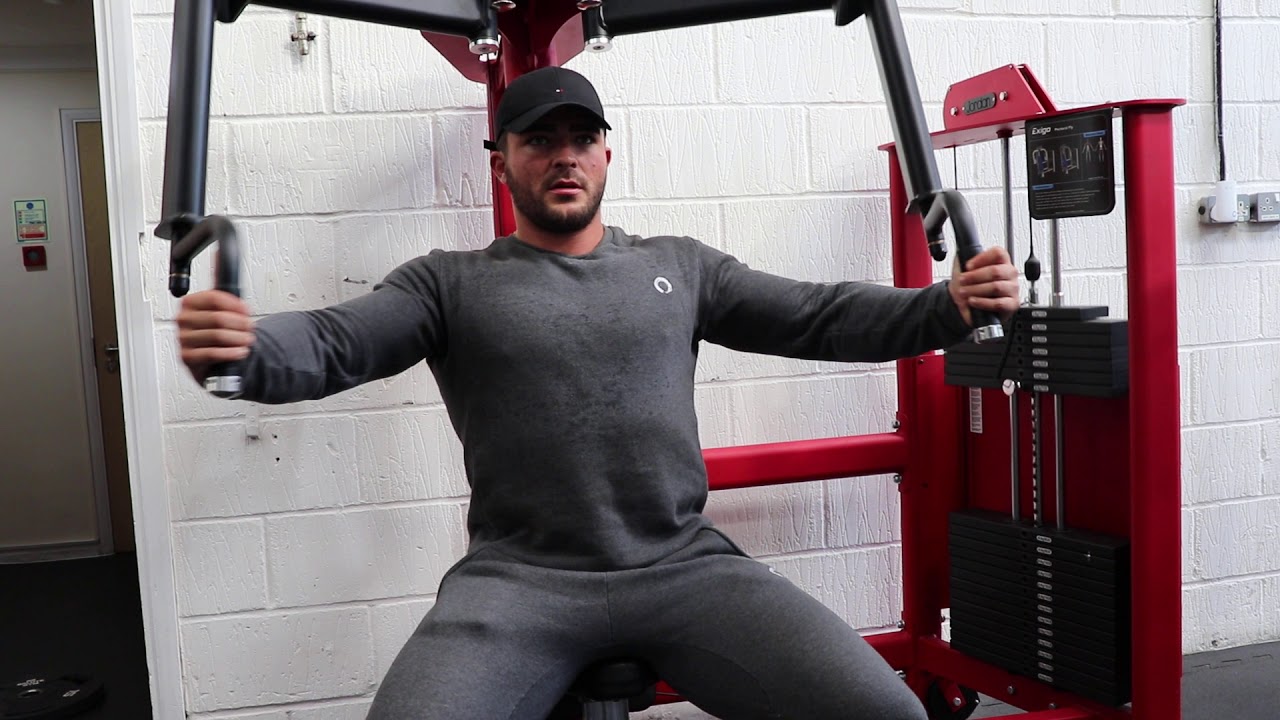 Chest Pec Fly Machine - YouTube