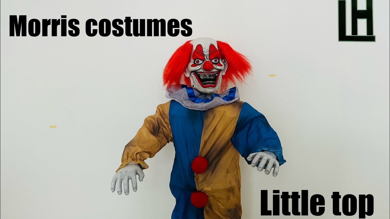 Morris costumes unboxing/demo little top clown - YouTube