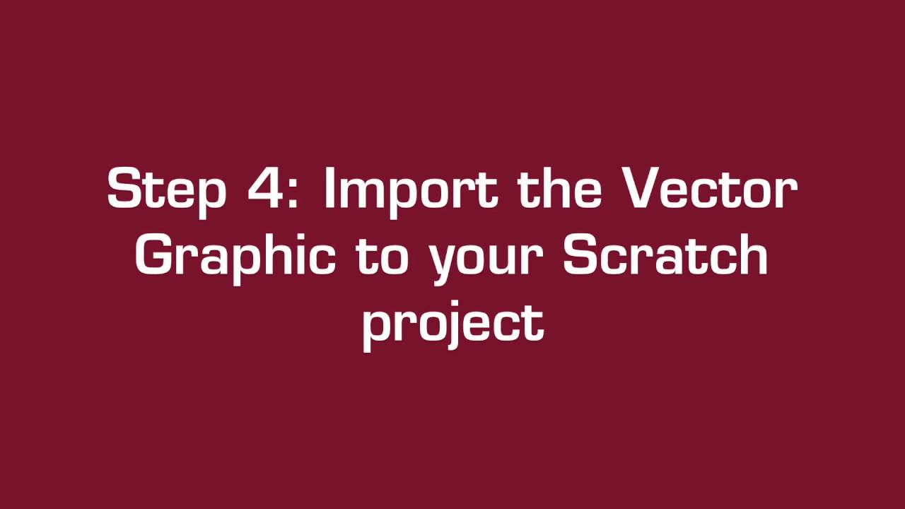 How to upload Vector Graphics to Scratch - YouTube