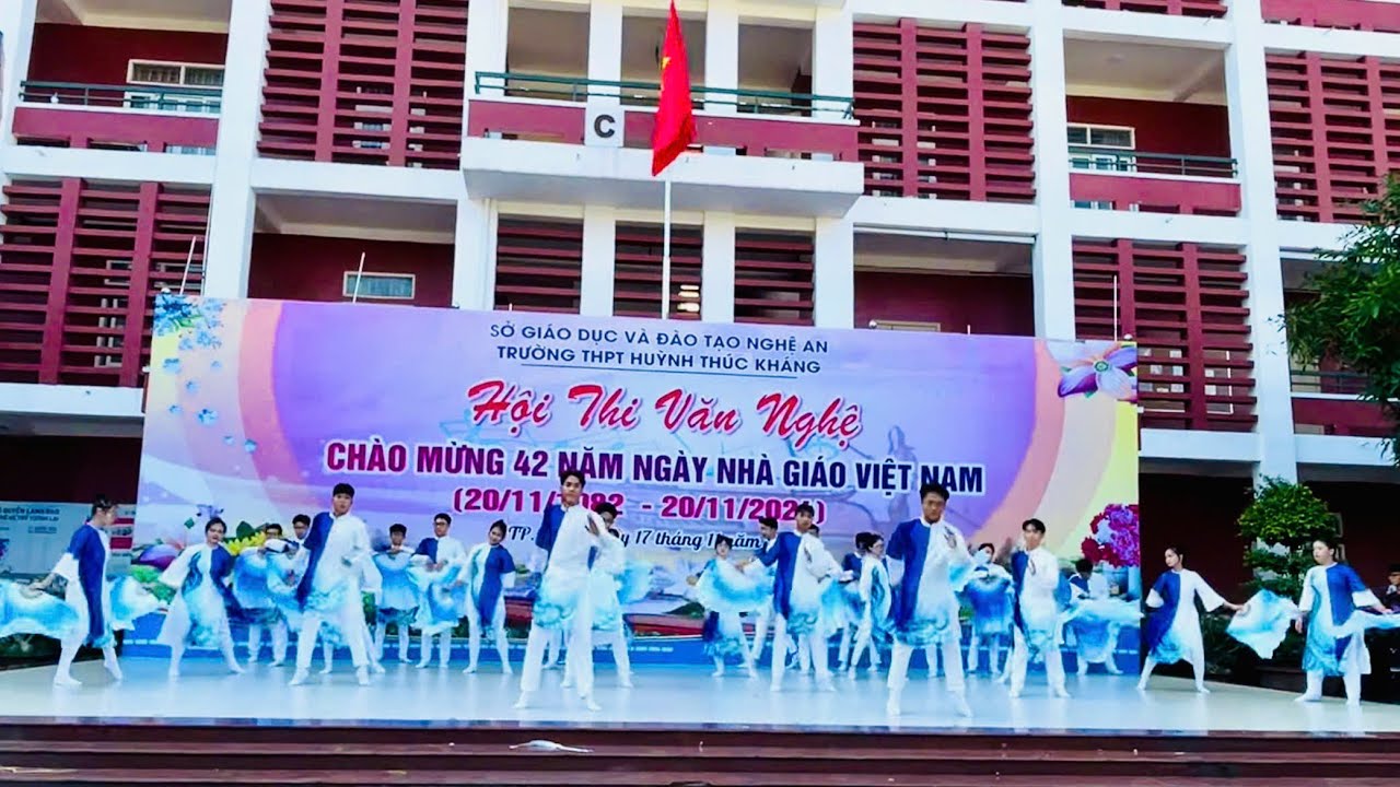 Múa Nghệ An vươn Khơi -12T3 văn nghệ chào mừng ngày nhà giáo Việt Nam ...