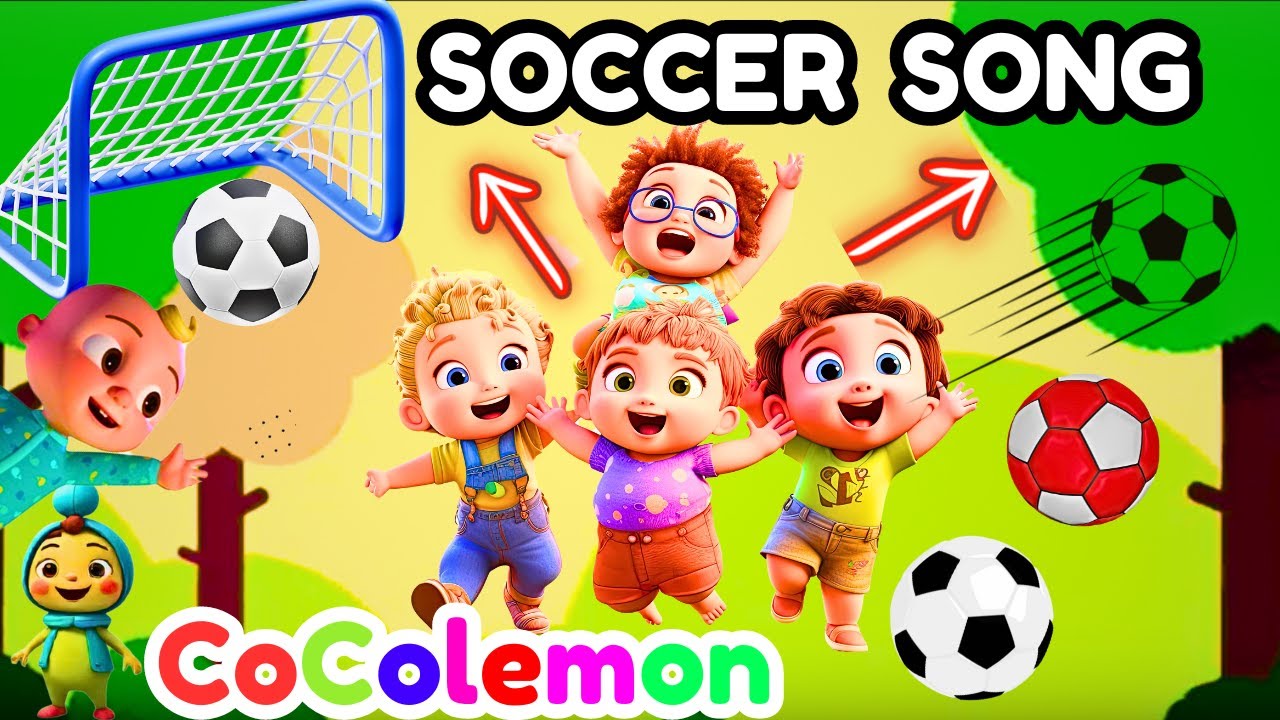 Soccer Song | Football Song | Nursery Rhymes & Kids Songs - Cocolemon ...