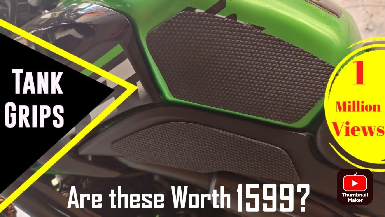 Kawasaki Versys 650 Accessories Tank Pad Grips - YouTube