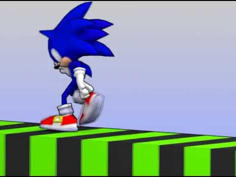 SONIC - Run Cycle Animation in Blender - YouTube