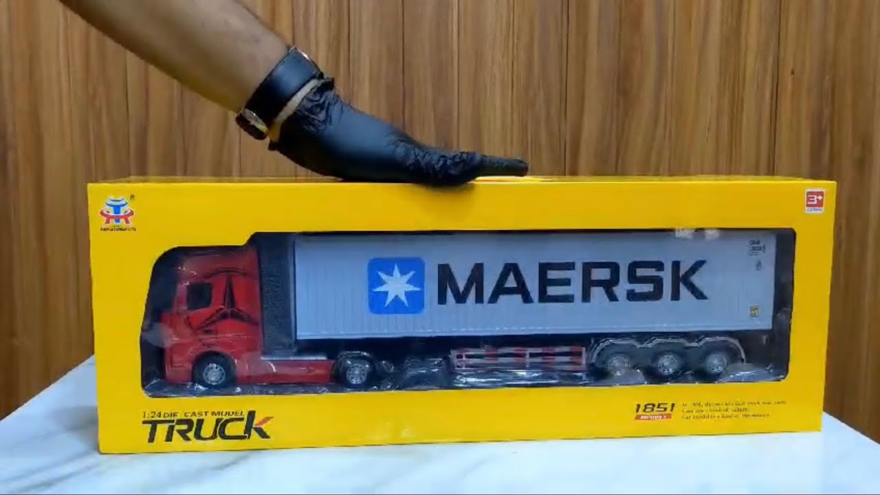 Diecast Maersk Container Truck - YouTube