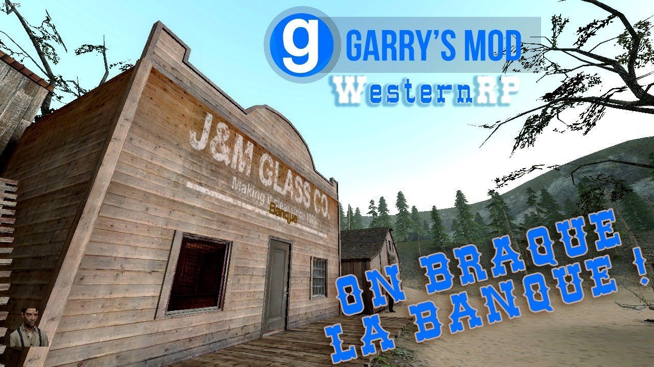 ON BRAQUE LA BANQUE ! - GMOD WESTERN RP - YouTube