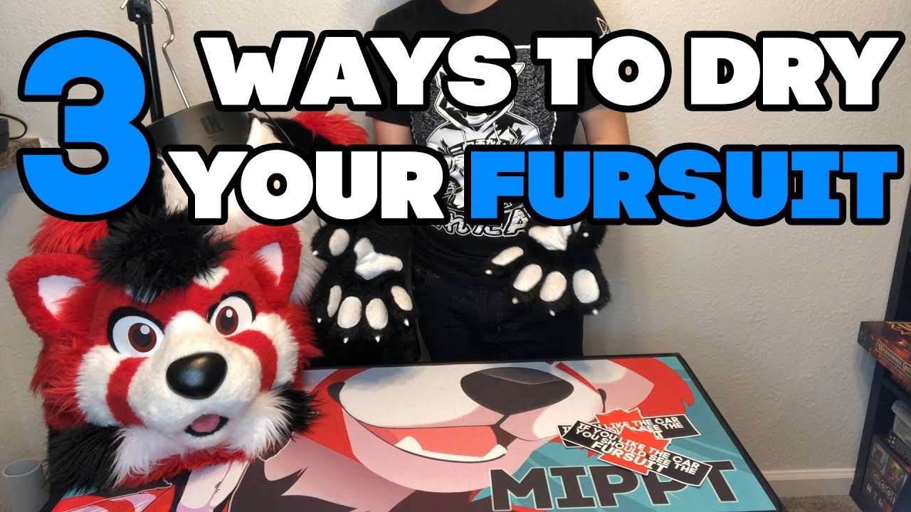Fursuit Care 101: 3 Ways to Dry Your Fursuit. - YouTube