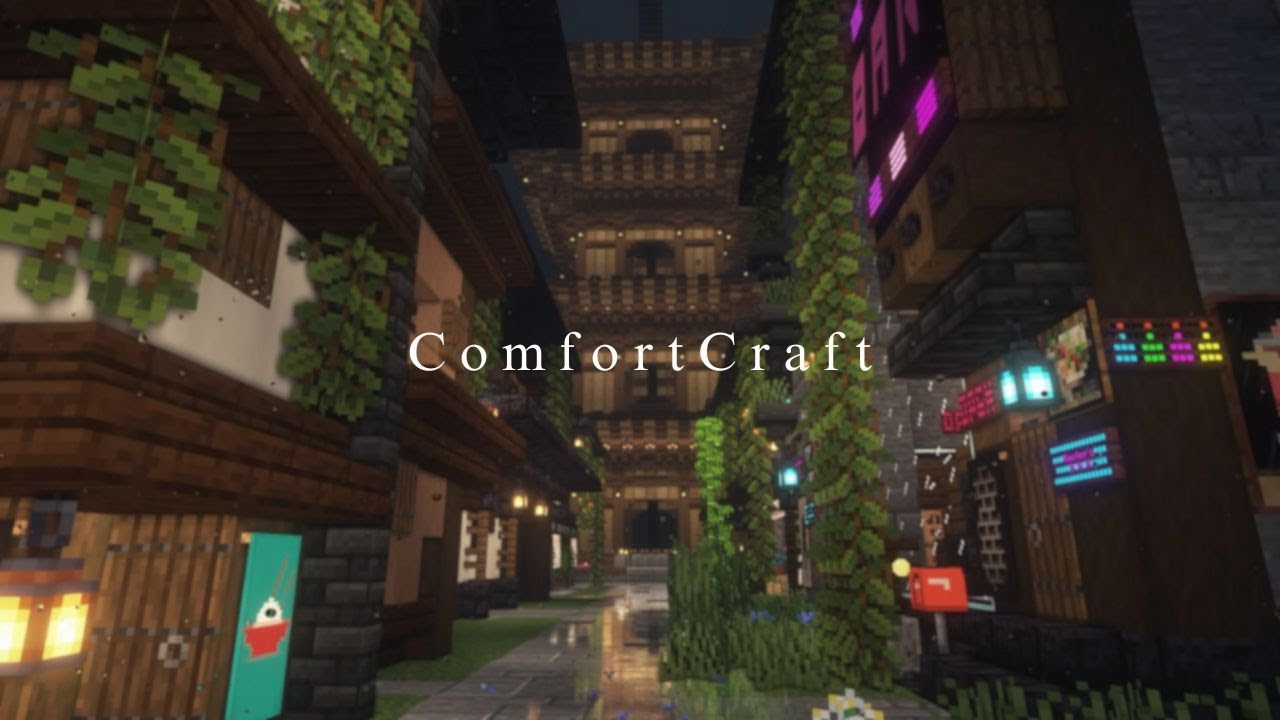 Minecraft Ambience With Rain Sounds 3 Hours - YouTube