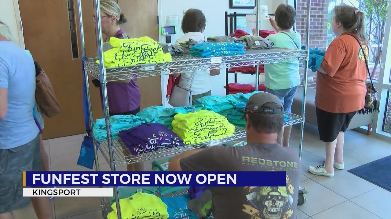 Fun Fest Store opens in Kingsport ahead of festival - YouTube
