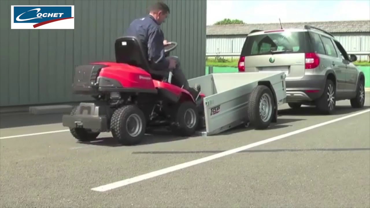 Transportation of your motorbike made easier : Trailer with ground ...
