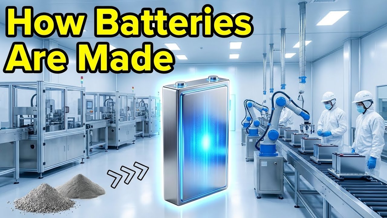 How Batteries Are Made | Inside a Battery Factory - YouTube