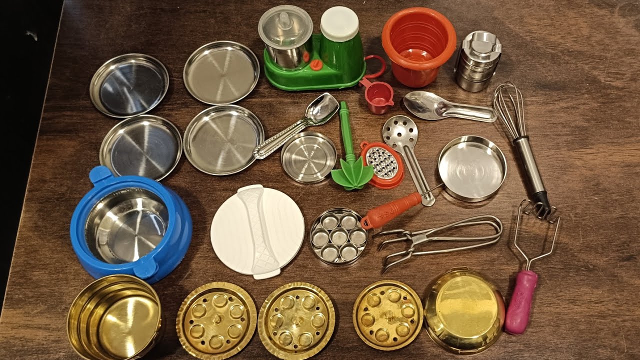 Mini kitchen set tiny real cooking items wholesale tiny kitchen ...