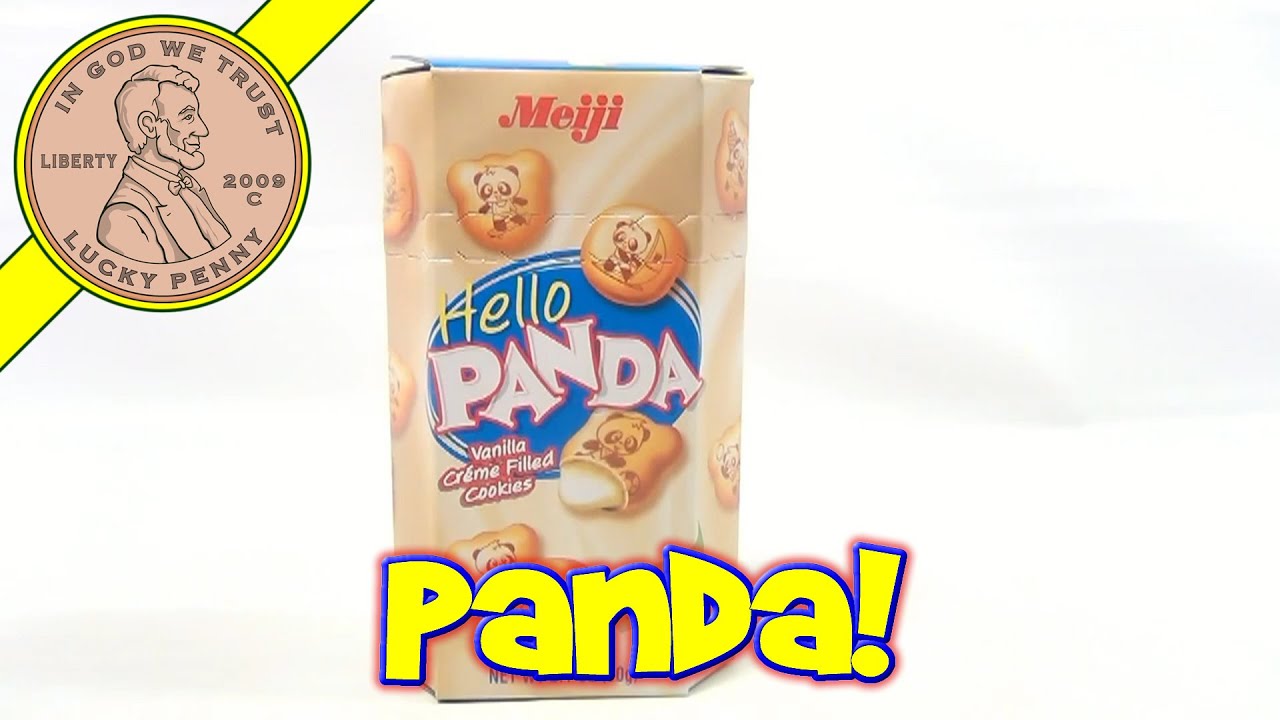 Meiji Hello Panda Vanilla Flavored Cookie - Japanese Candy & Snack Food ...