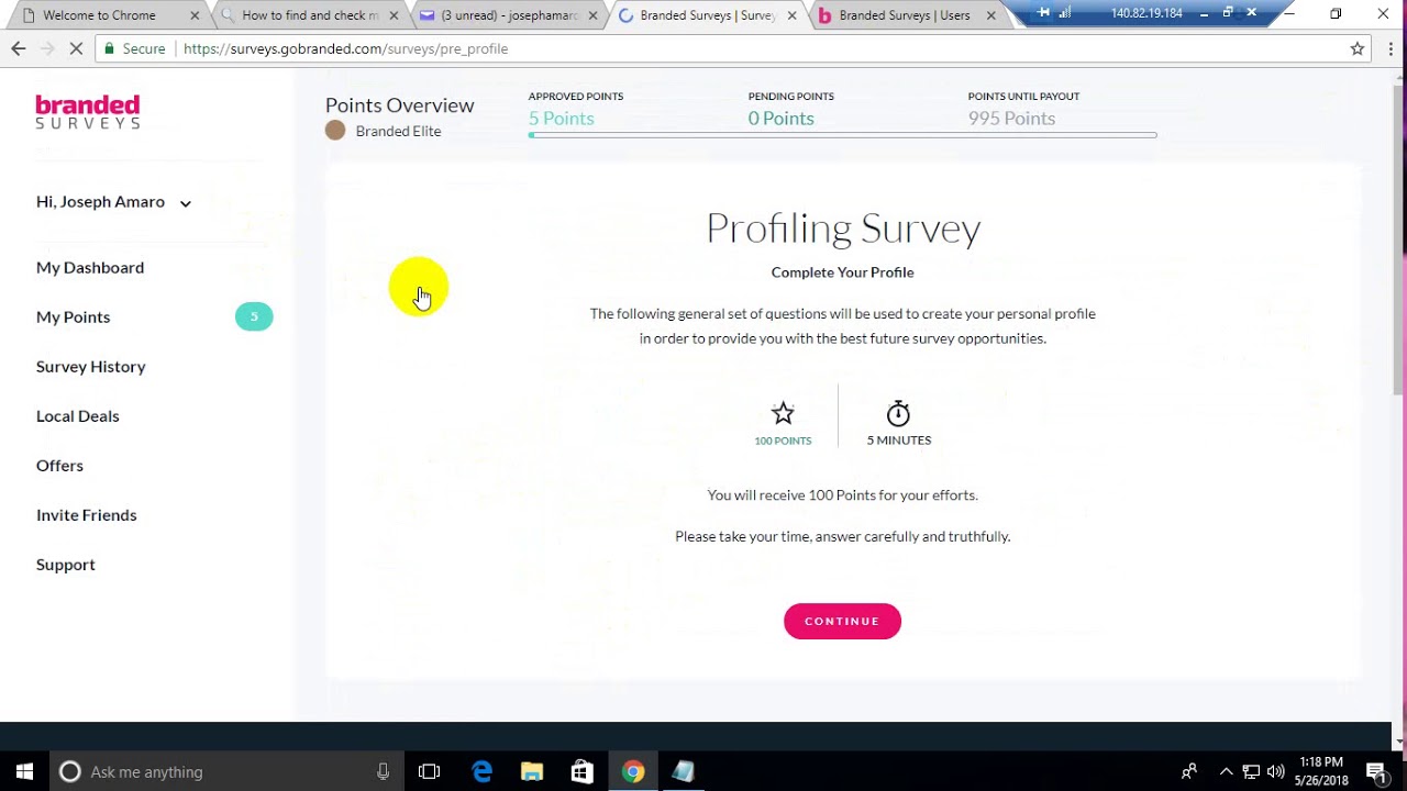 How to open an account in Branded Survey | Bangla Tutorial Earn daily 5 ...
