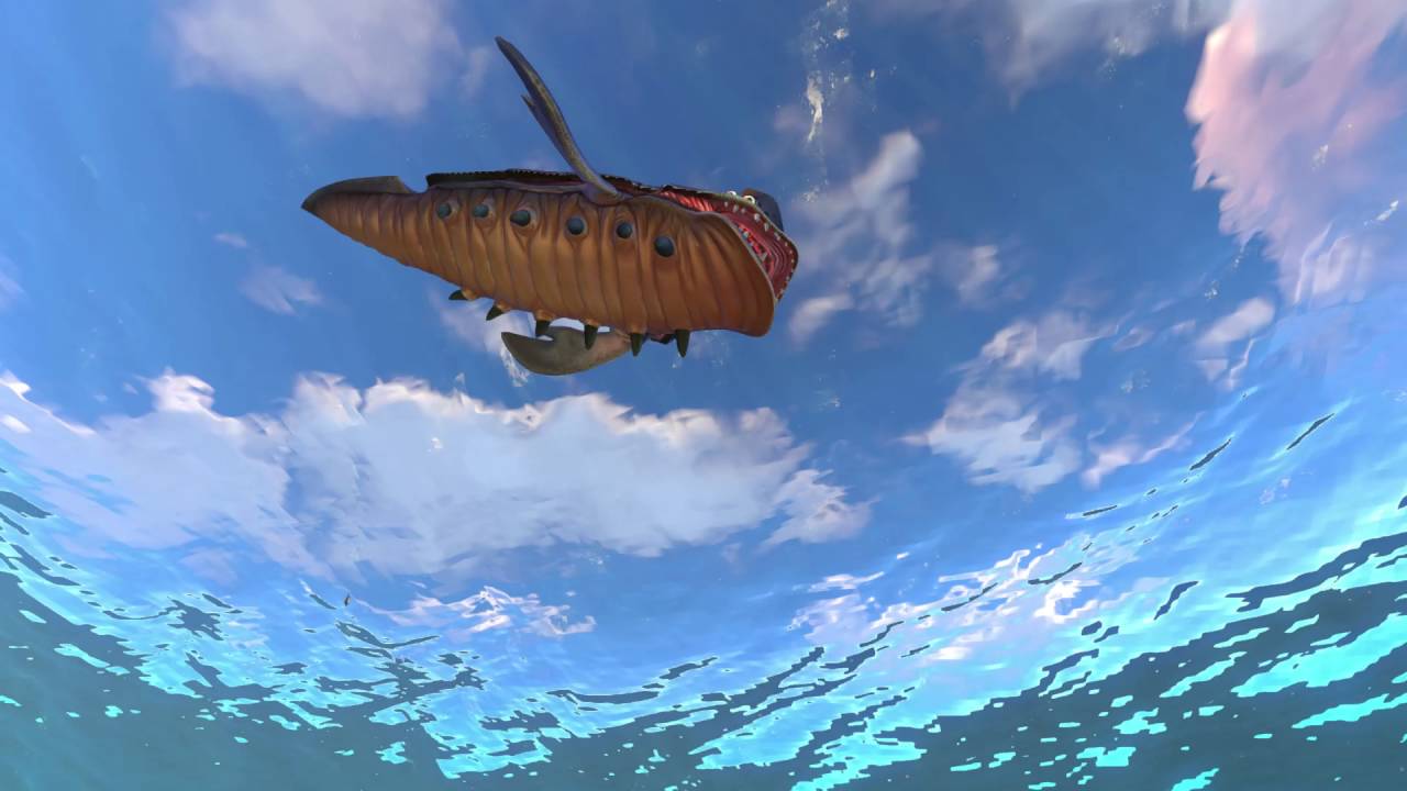 Subnautica - Observation of a Sand Shark - YouTube
