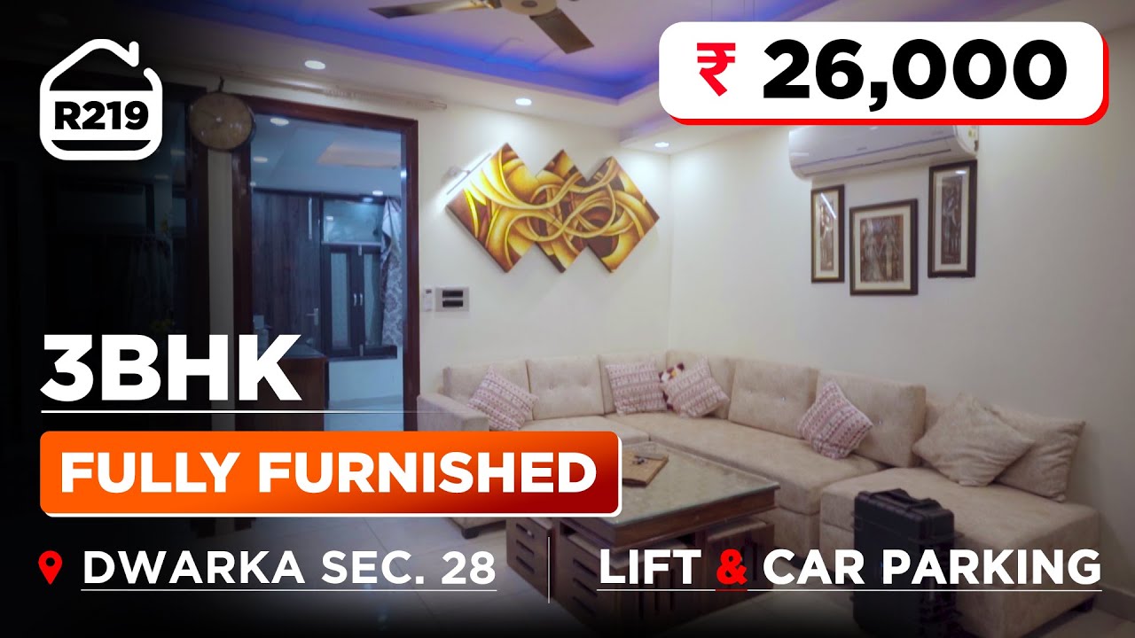 Flat for rent in Delhi | 3 BHK Fully Furnished Flat for rent in Dwarka ...