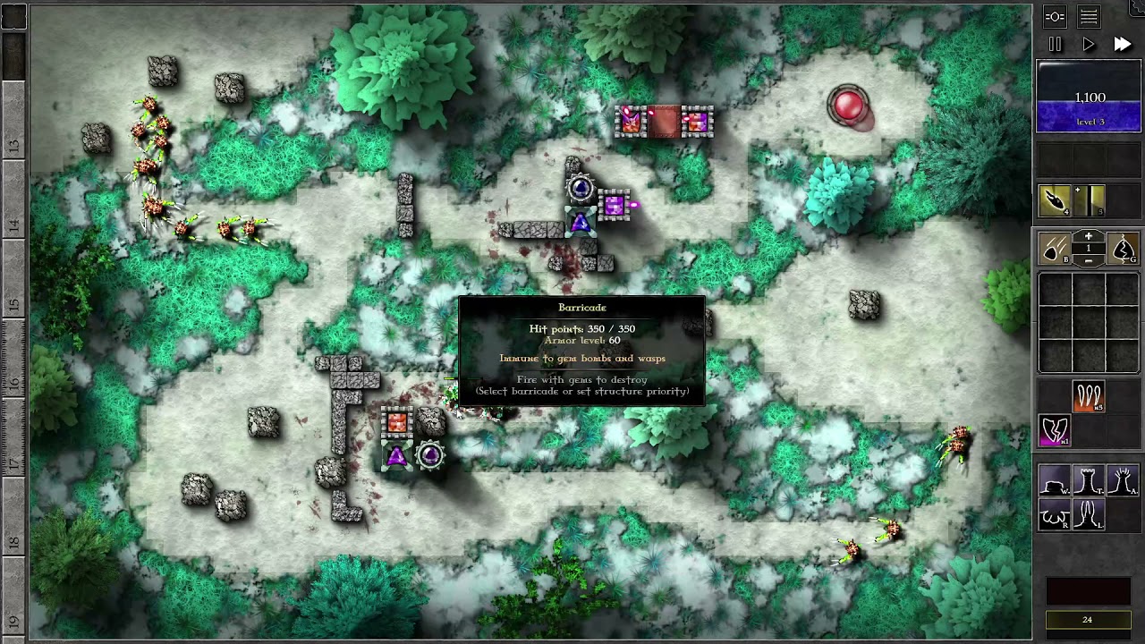 GemCraft Frostborn Wrath - Iron Wizard - Field R1 - Bronze Stash - YouTube