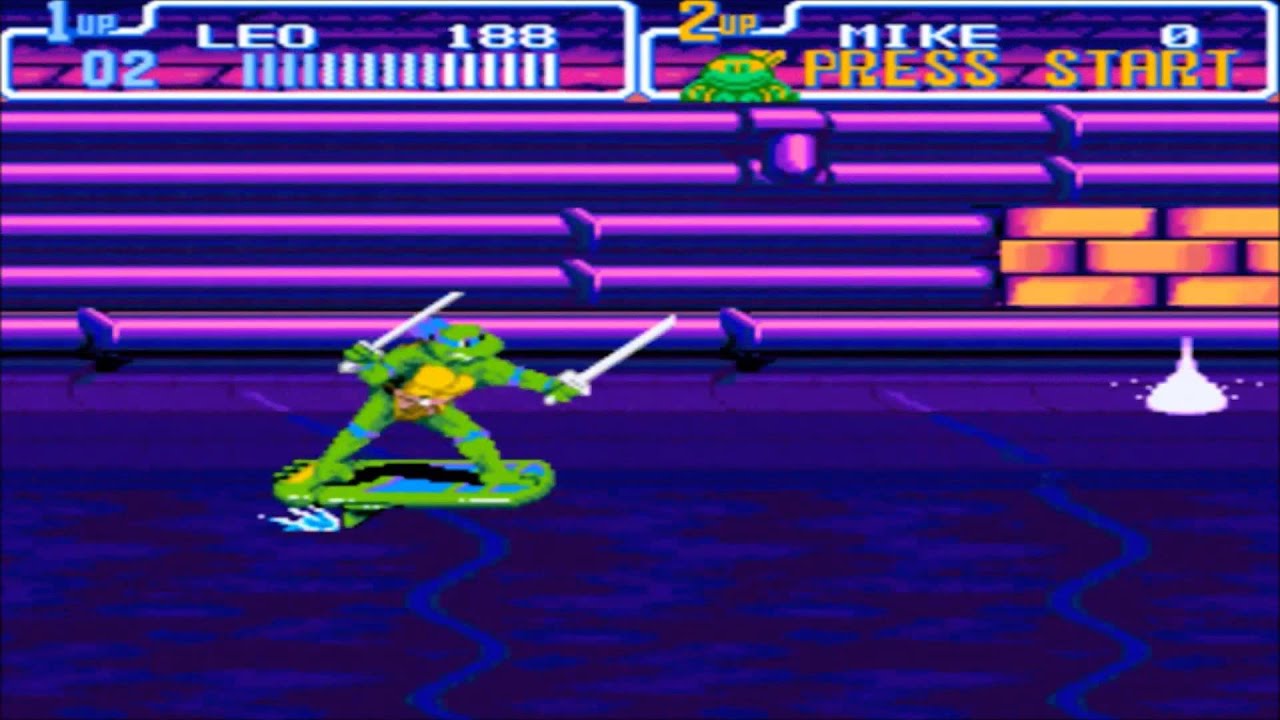 Sewer Surfin': Teenage Mutant Ninja Turtles - Turtles in Time - YouTube