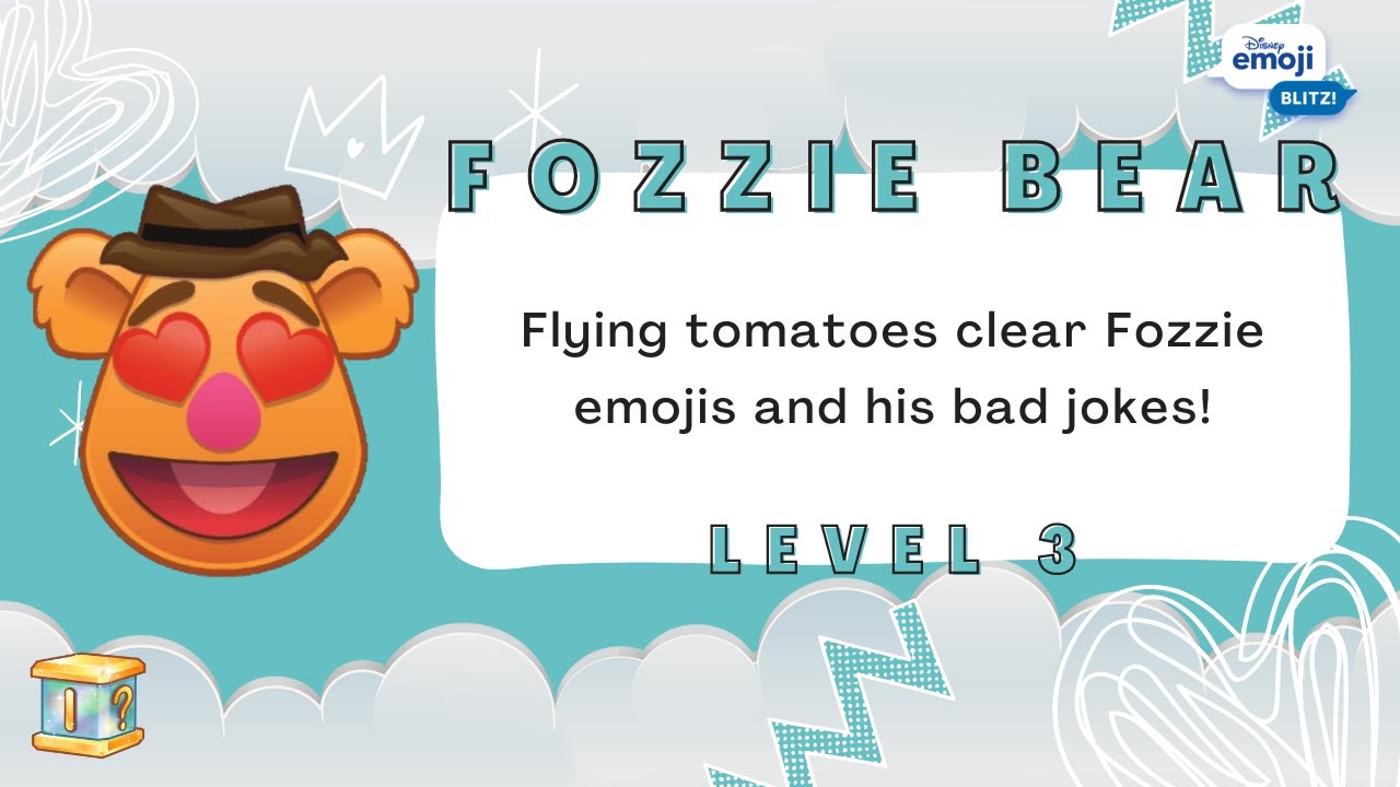 Disney Emoji Blitz - Fozzie Bear (Level 3) - The Muppets - YouTube