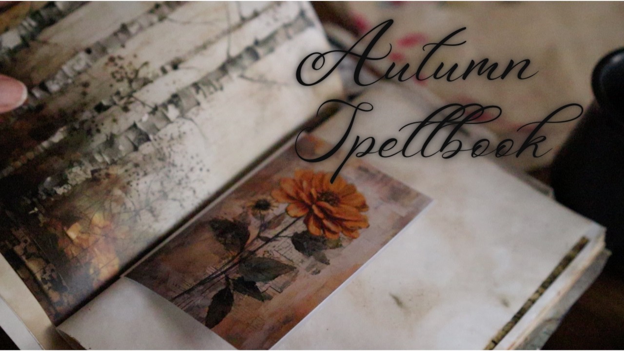 Craft an Autumn Spellbook with Me / Tutorial (Pt. 1) - YouTube