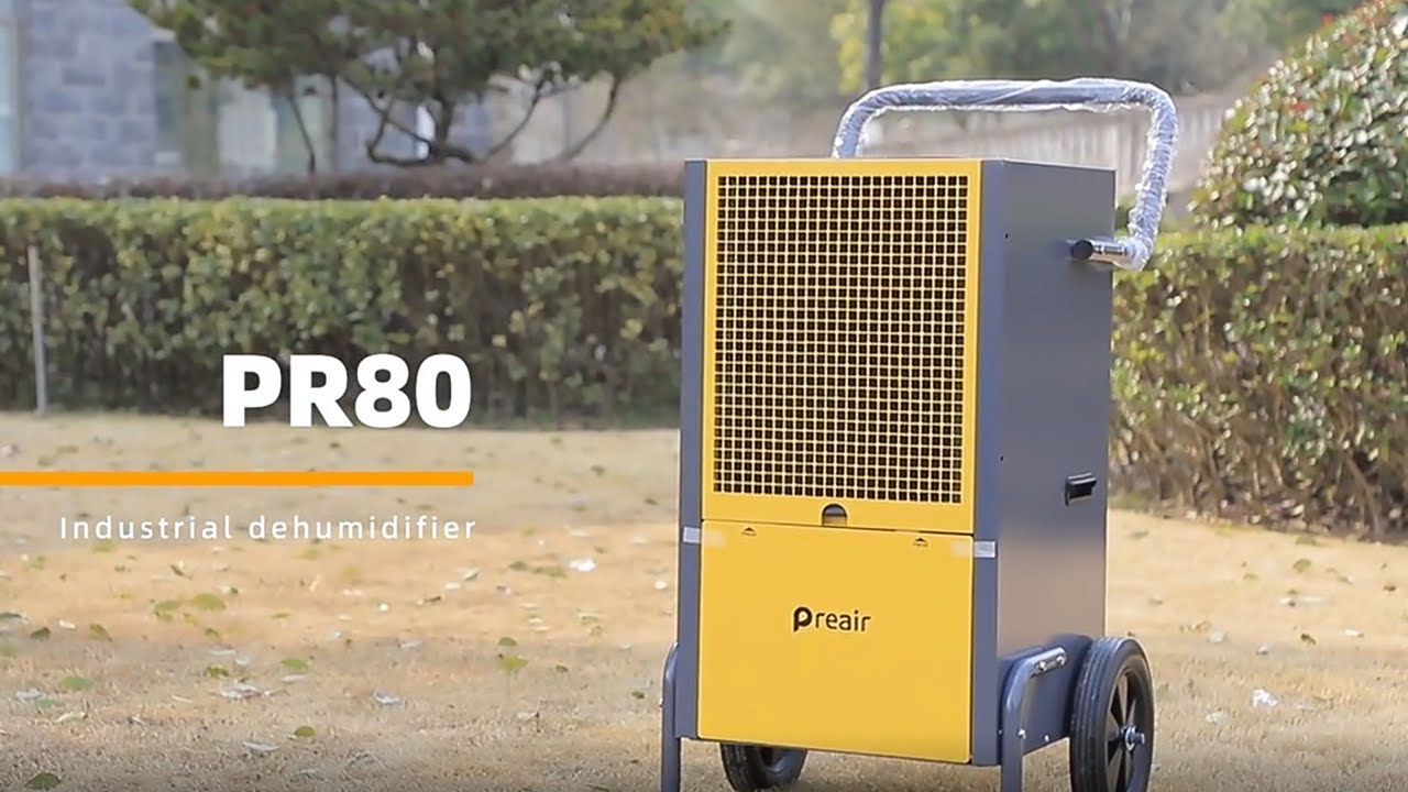 PR80 Commercial Dehumidifier With Pump - YouTube