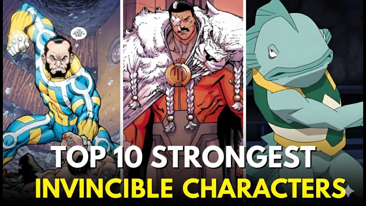 Top 10 Strongest Invincible Characters - YouTube