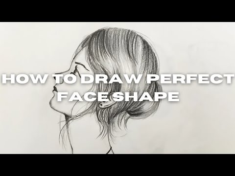 How To Draw Perfect Face Shape | How To Draw a Simple Girl Face Step-by ...
