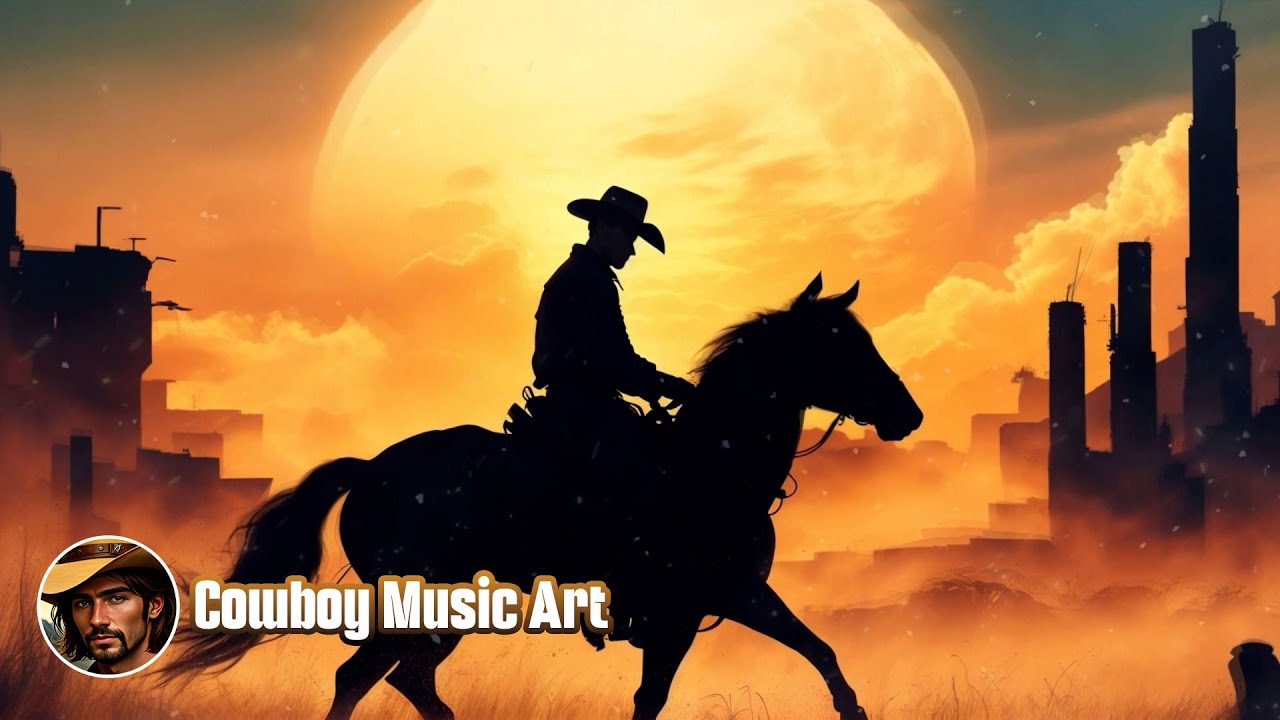 Best New Playlist Dark Country | 1 Hour of Cowboy Music Art - YouTube