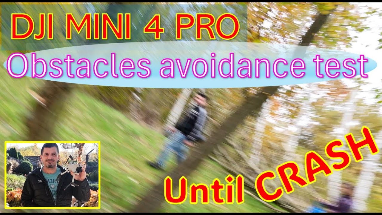 DJI MINI 4 Pro {2024}: Obstacle avoidance test until crash - YouTube