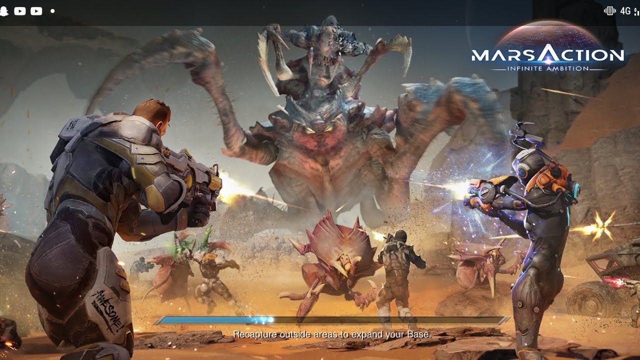 Mars action _INFINITE AMBITION play online game - YouTube
