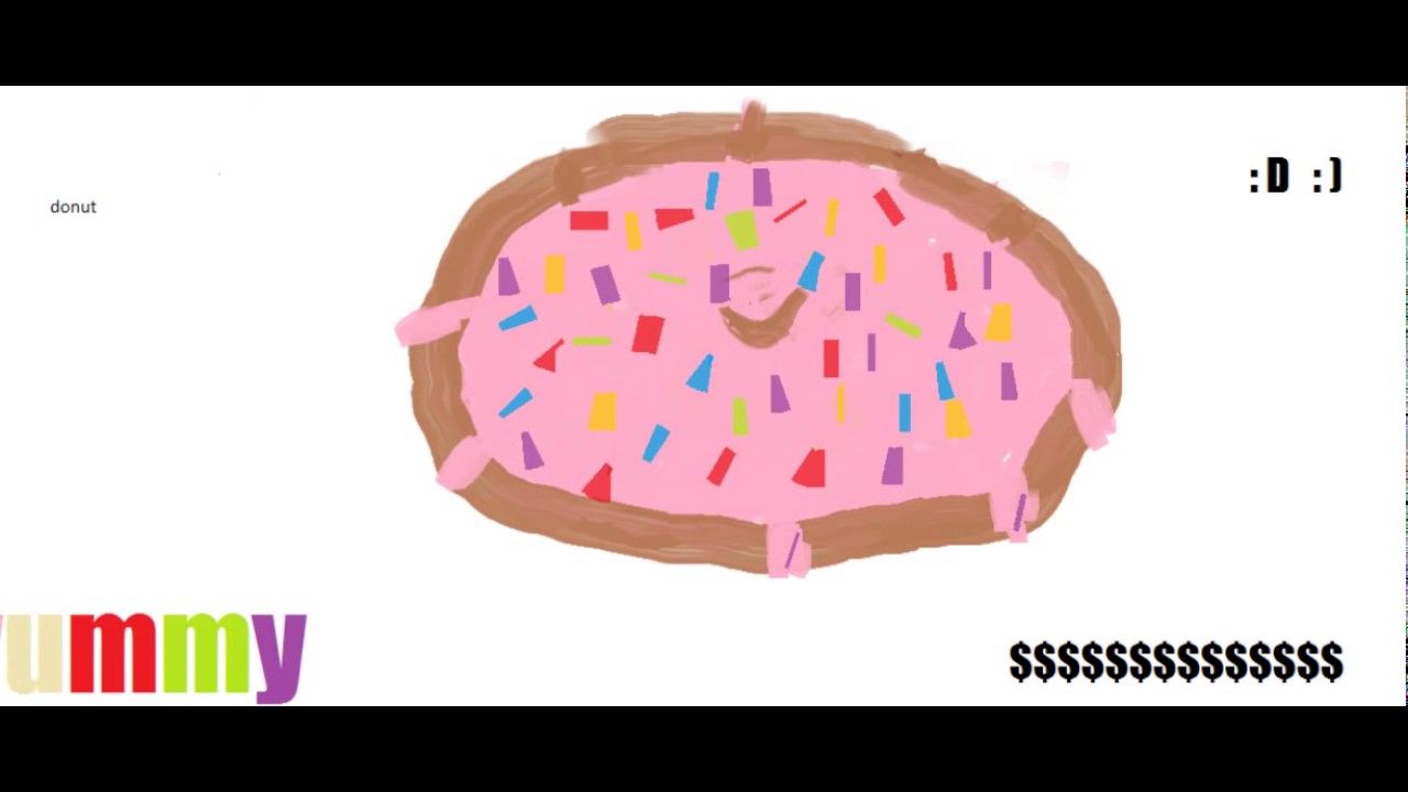 my cute drawing on computer - YouTube