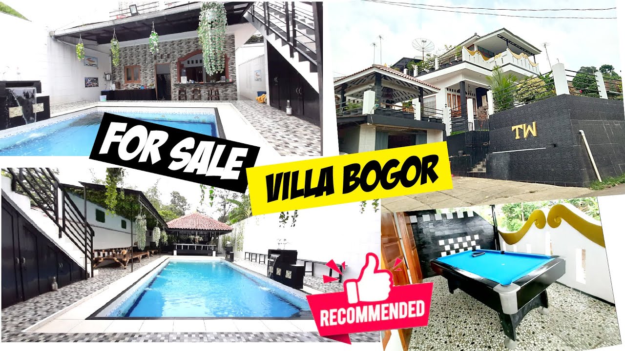 Dijual Villa TW Bogor Caringin Cinagara Tangkil Jawa Barat Villas - YouTube