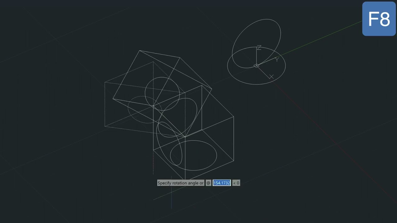 ROTATE3D Command In AutoCAD YouTube ROTATE3D Command In AutoCAD YouTube