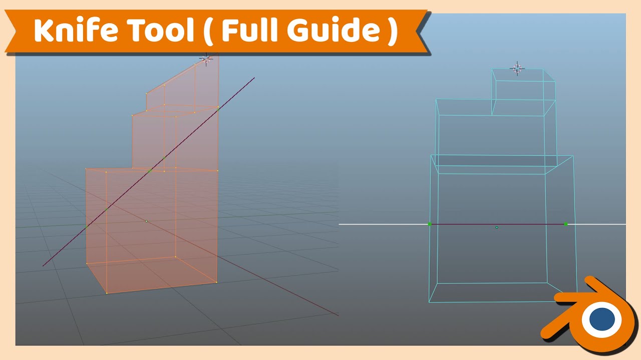 Blender Tutorial : Knife Tool Fundamentals for Blender 2.93 - YouTube