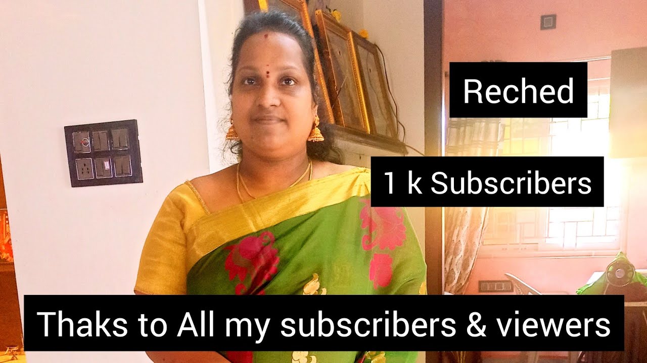 Thanking video. Happy News. Reched 1 K Subscribers. - YouTube