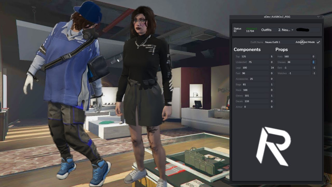My xdev Female Outfits - YouTube