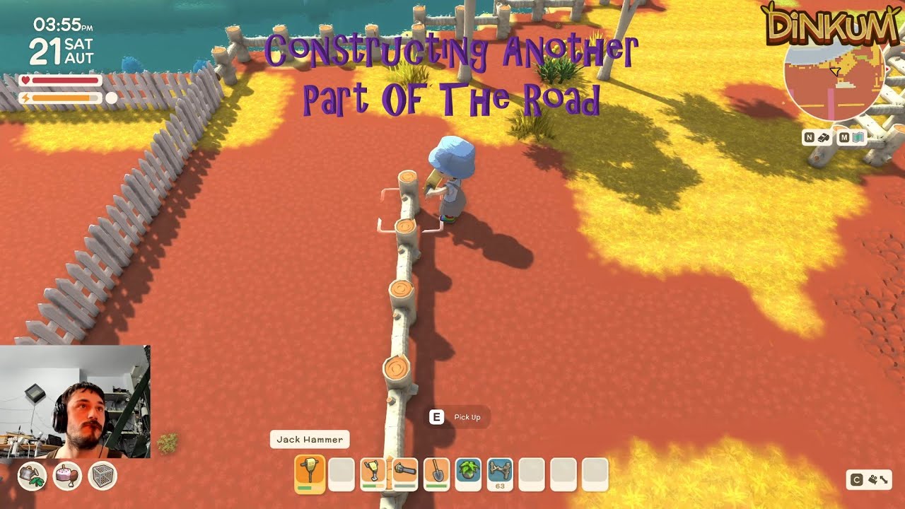 Dinkum Constructing Another Part Of The Road - YouTube