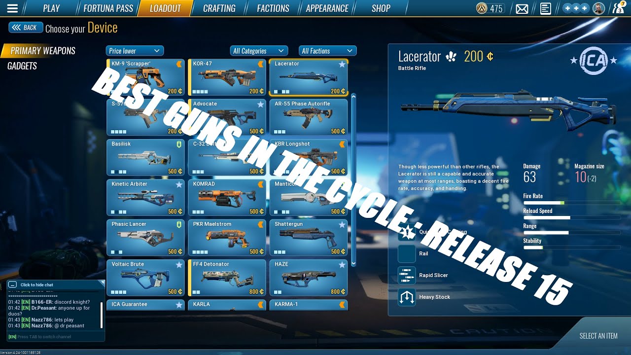 The Cycle Release 15 Tierlist : ALL GUNS INCLUDED - YouTube