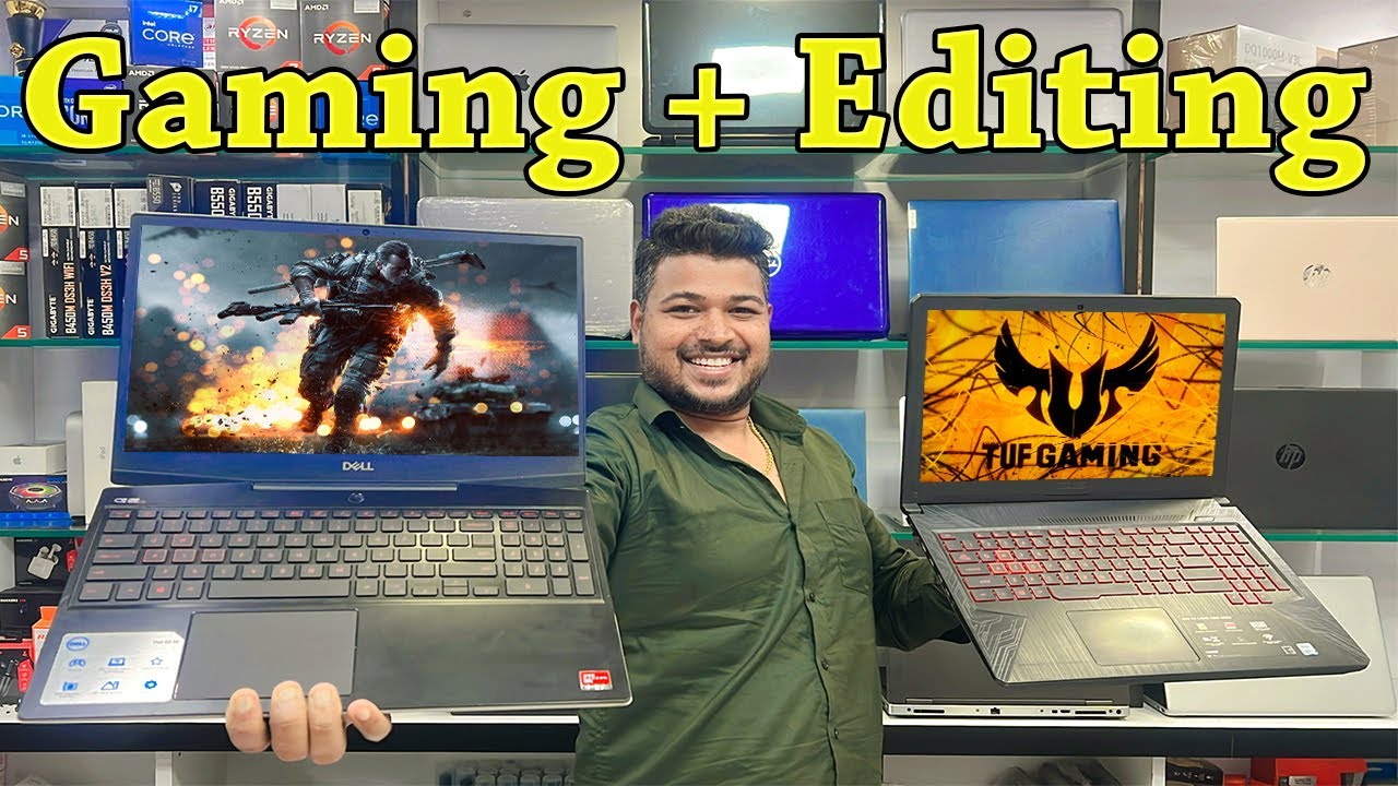 Gaming + Editing used laptop in dhandad | 4k video Editing laptop | dell g5 6gb graphic - YouTube