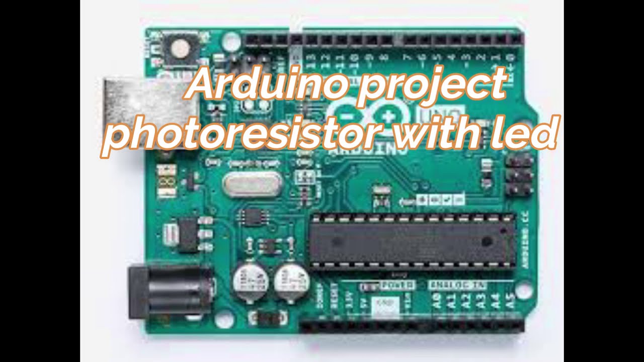 Photoresistor with led project Arduino - YouTube