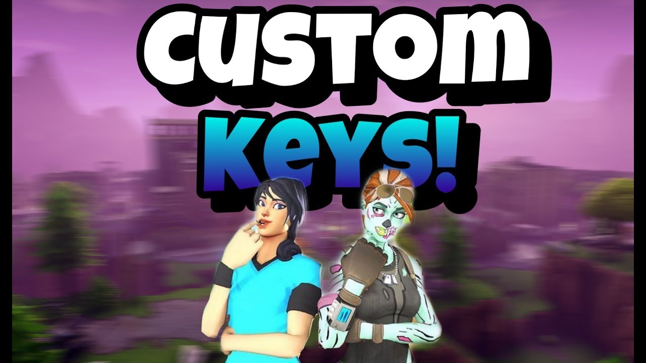 CUSTOM KEYS MET KIJKERS|2K SUBS = GIVEAWAY|Fortnite battle royale - YouTube