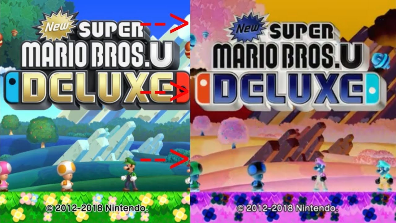 "INVERTED" New Super Mario Bros, U Deluxe - YouTube