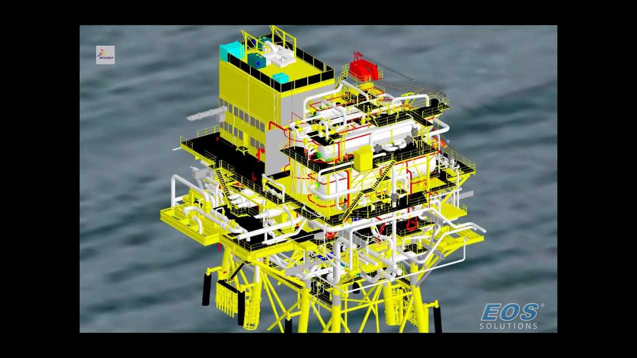 Offshore Platform Evacuation 4D Simulation - YouTube