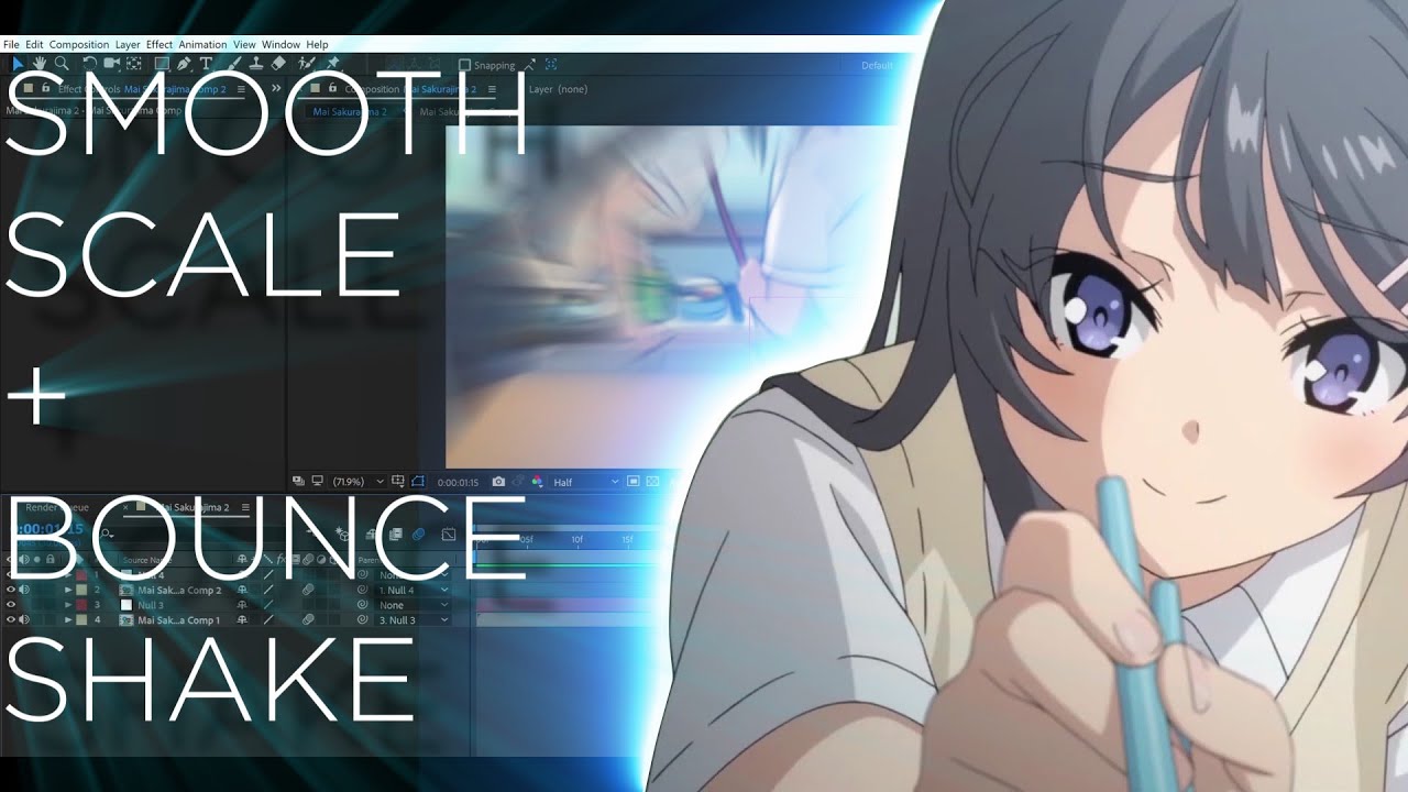 Smooth Position Shake + Zoom Scale Bounce After Effects Tutorial [AMV inspired] - YouTube