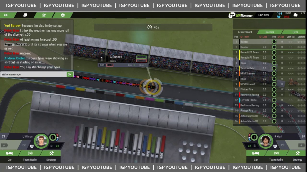 iGP YouTube Live Stream | iGP Manager | S16. Round 5: Great Britain ...