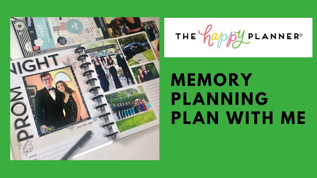 Memory Plan with Me using the new Happy Planner Memory Keeping line ...