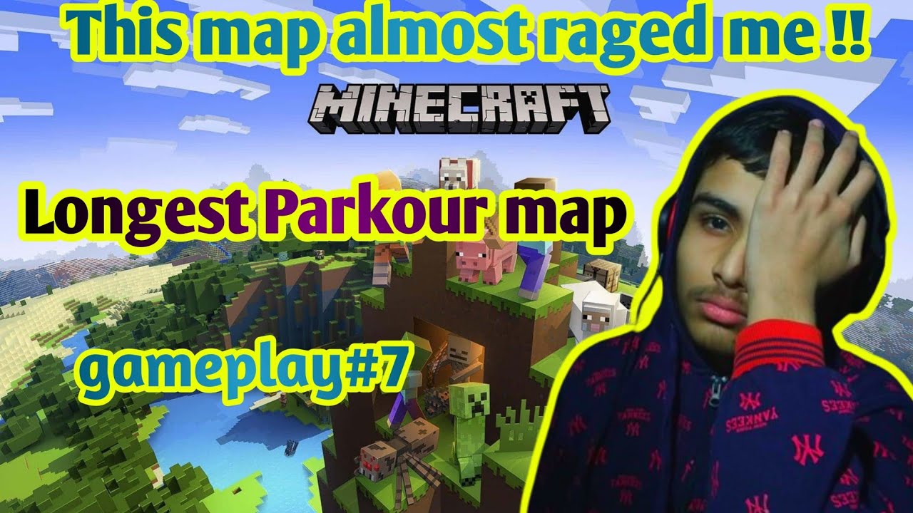 Almost Raged !!! | Longest Parkour map | Minecraft | gameplay#7 - YouTube