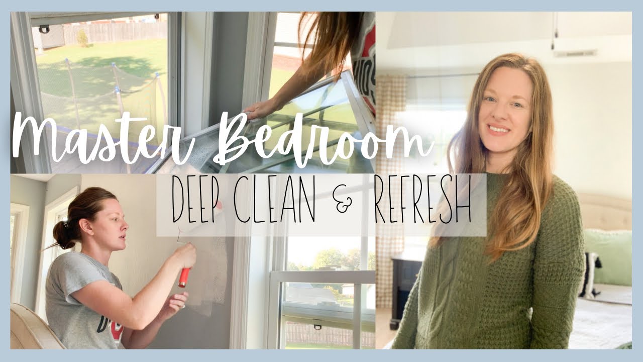 MASTER BEDROOM DEEP CLEAN AND DECOR REFRESH // CLEANING & PROJECT ...