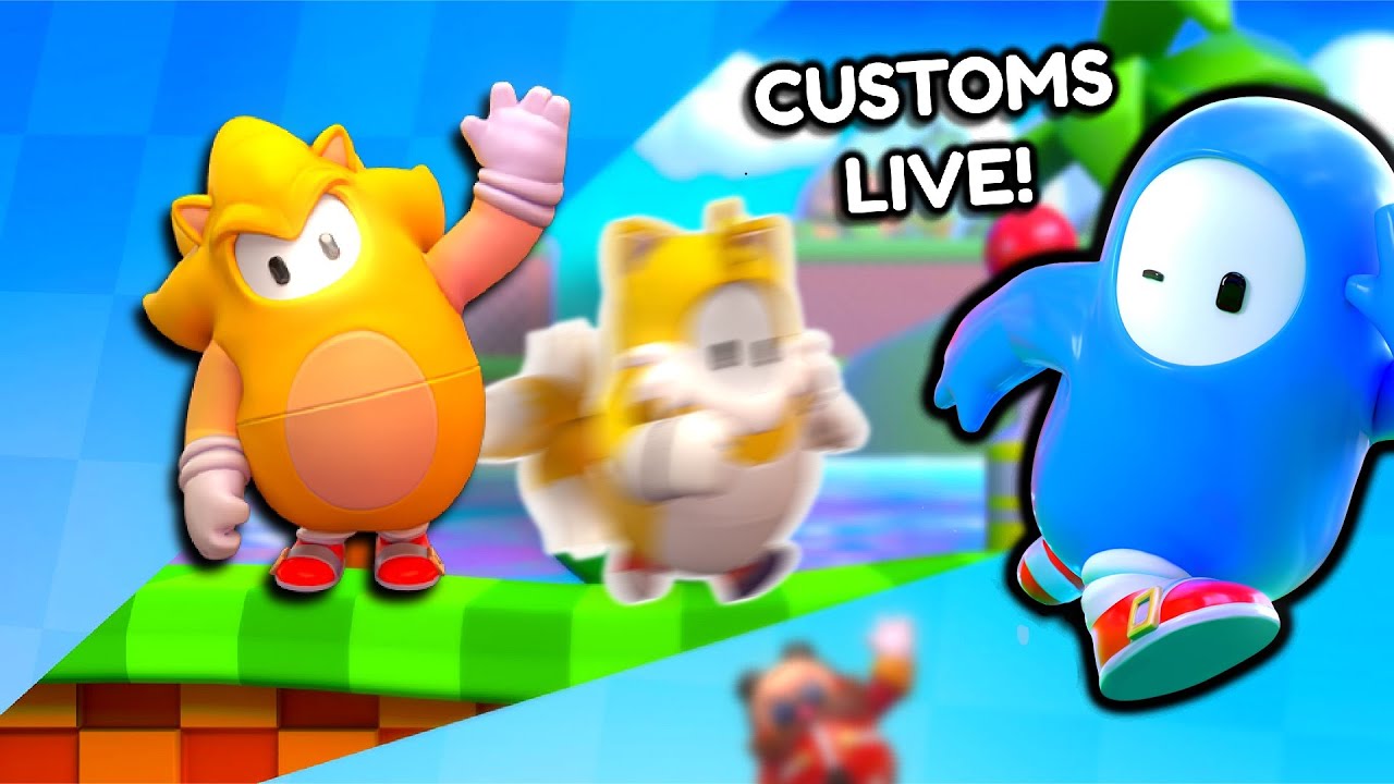 Fall Guys Customs Live - Everyone Can Join. !discord - YouTube