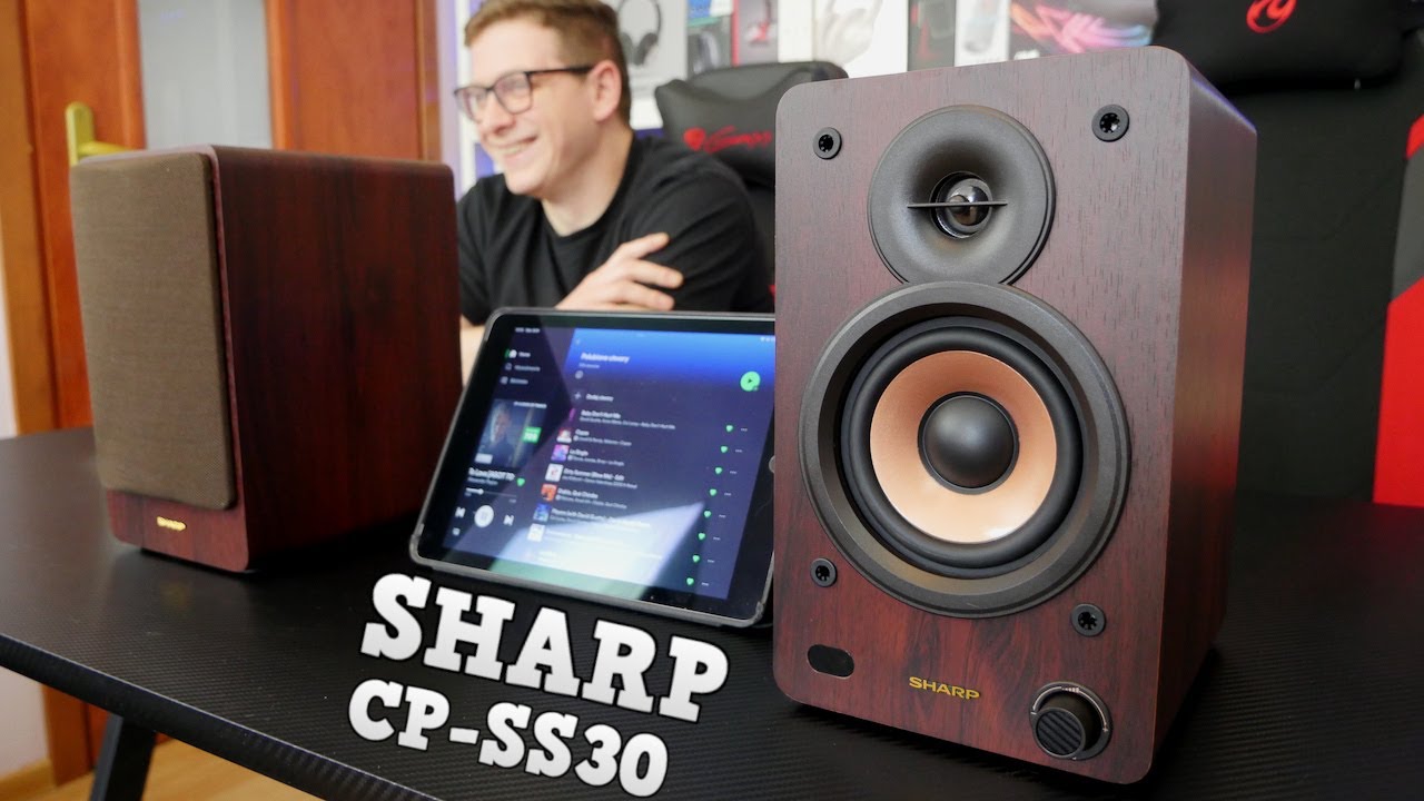 Sharp CP-SS30 - eleganckie, regałowe glosniki z funkcją BT / test ...